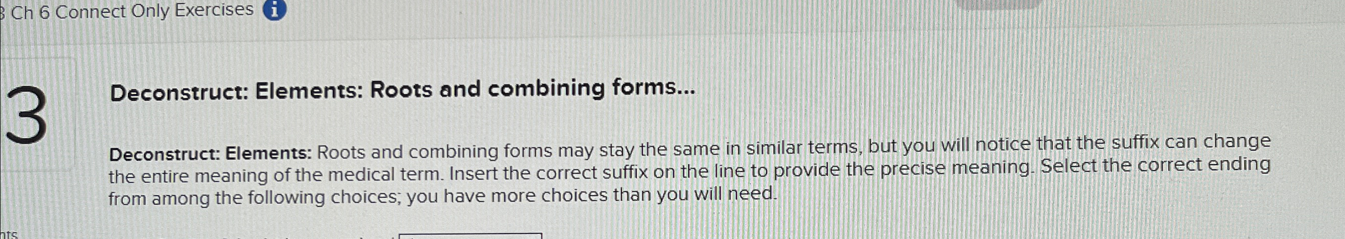 Solved Ch 6 ﻿Connect Only Exercises (i)Deconstruct: | Chegg.com