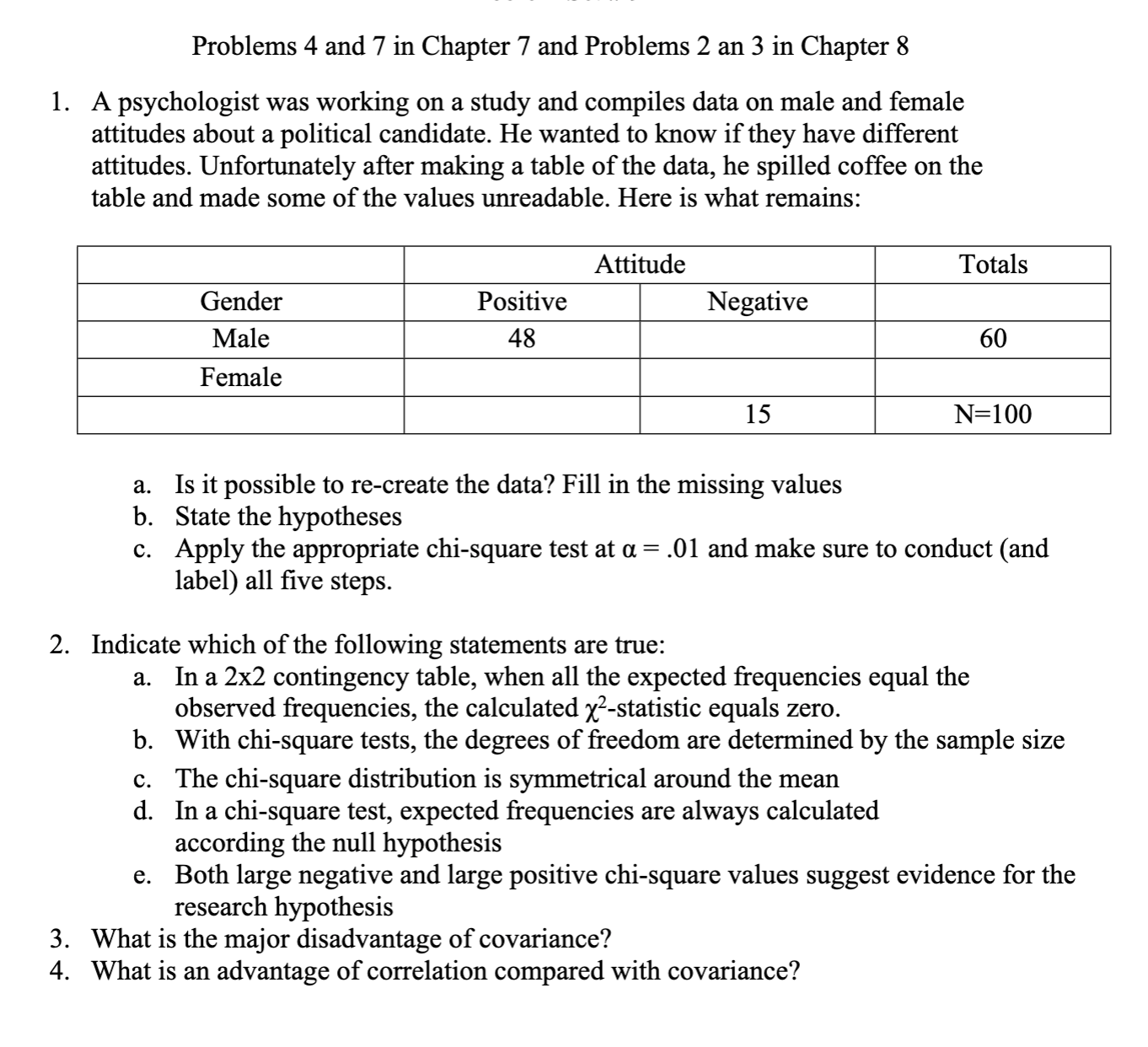 Solved Problems 4 ﻿and 7 ﻿in Chapter 7 ﻿and Problems 2 ﻿an 3 | Chegg.com