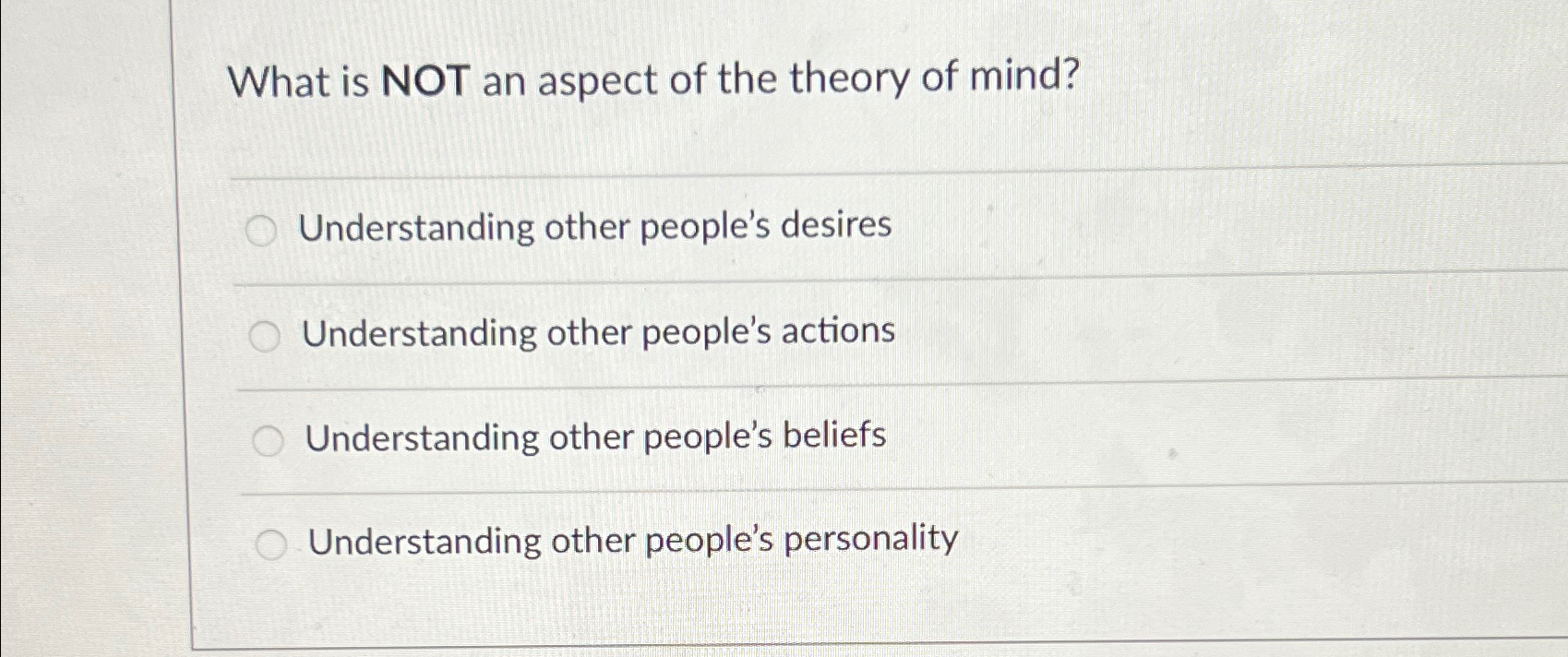 Solved What is NOT an aspect of the theory of | Chegg.com