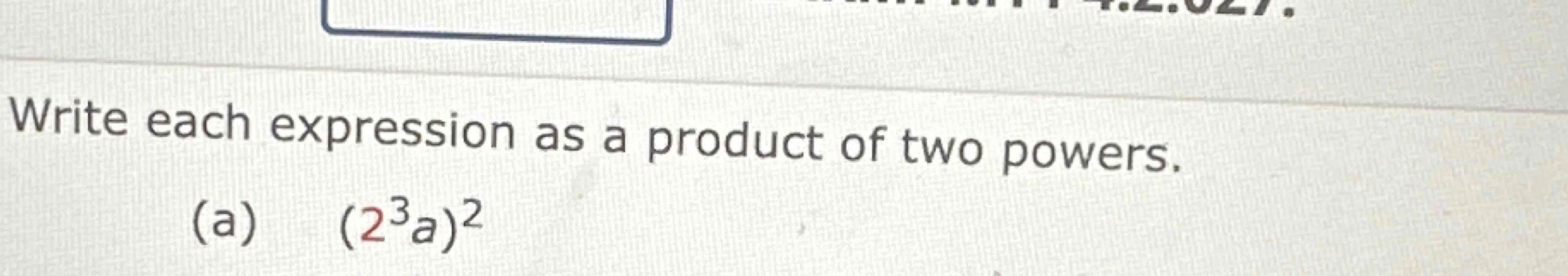 Solved Write each expression as a product of two | Chegg.com
