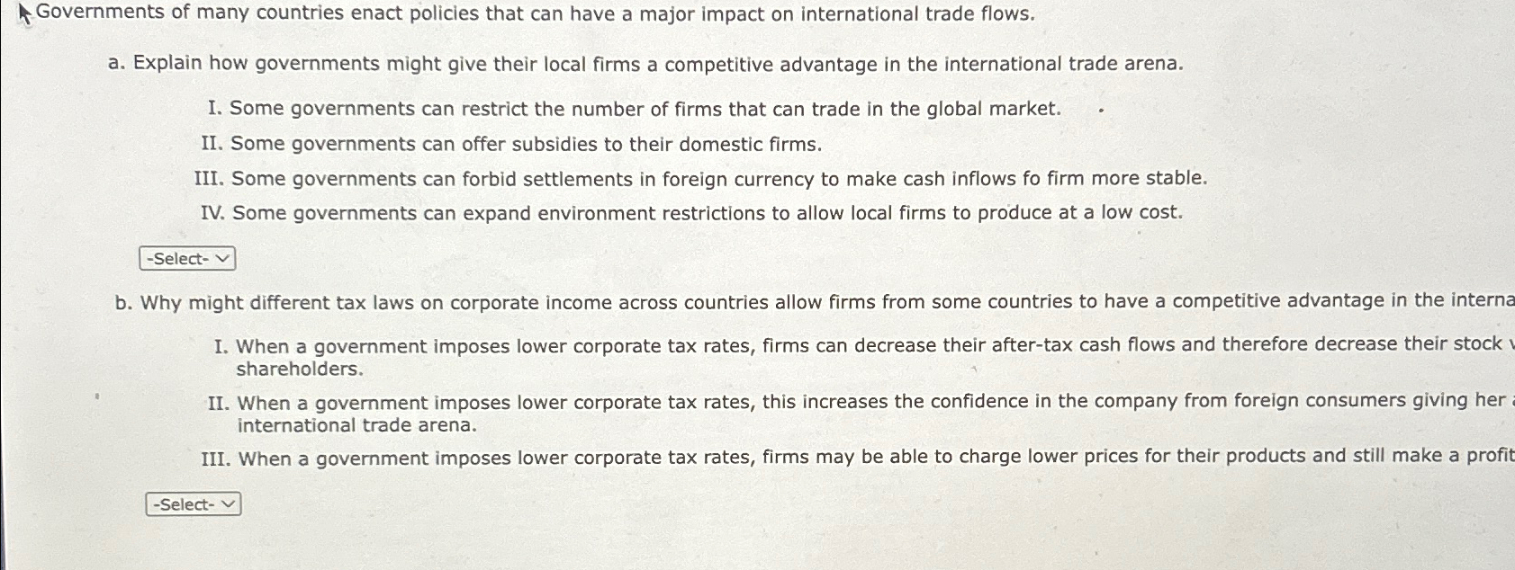 Solved Governments of many countries enact policies that can | Chegg.com