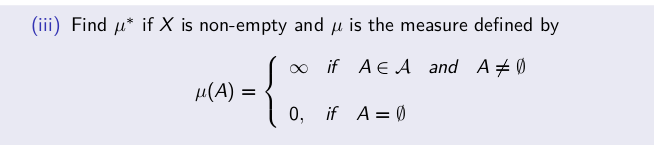 Solved 5 Let (X,A,μ) be a measure space, and define | Chegg.com