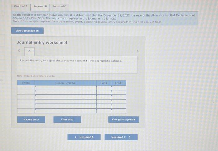 Solved Exercise 5-13 (Algo) Bad debts analysis-Allowance | Chegg.com