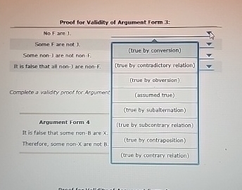 Solved Proof for Validity of Argument Form | Chegg.com