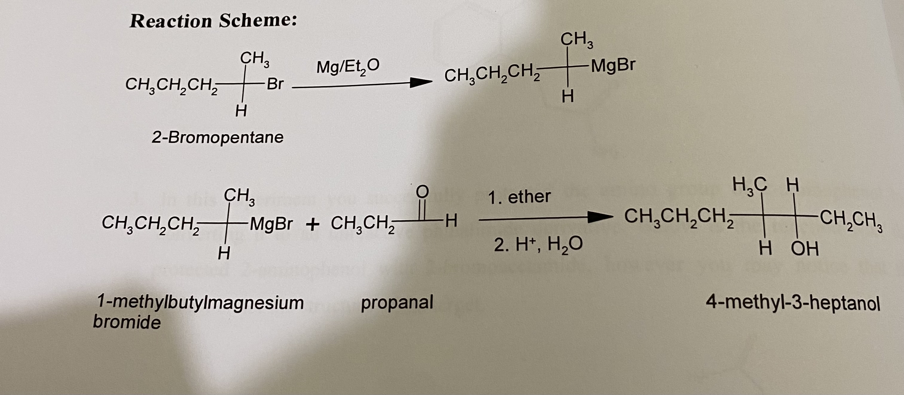 Solved by an EXPERT Please draw the Reaction mechanism for the | Chegg.com