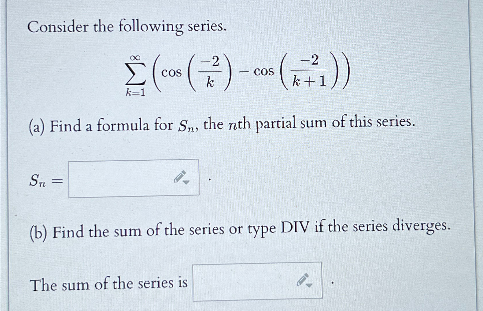 Solved Consider the following | Chegg.com