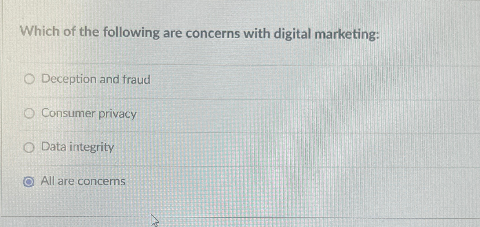 Solved Which of the following are concerns with digital | Chegg.com