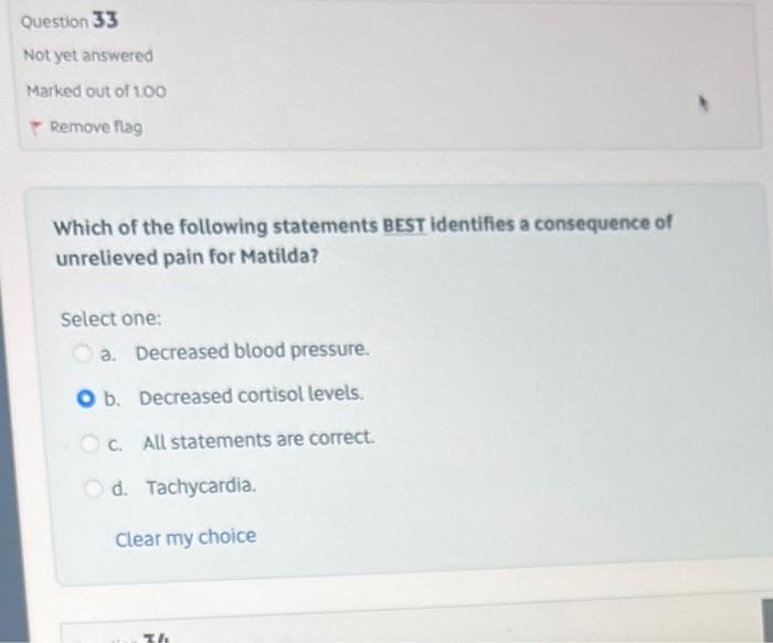 Solved Which of the following statements BEST identifies a | Chegg.com