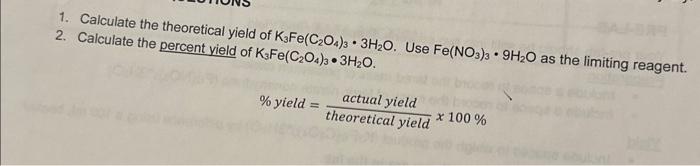 Solved oxalate according to the following equation: | Chegg.com