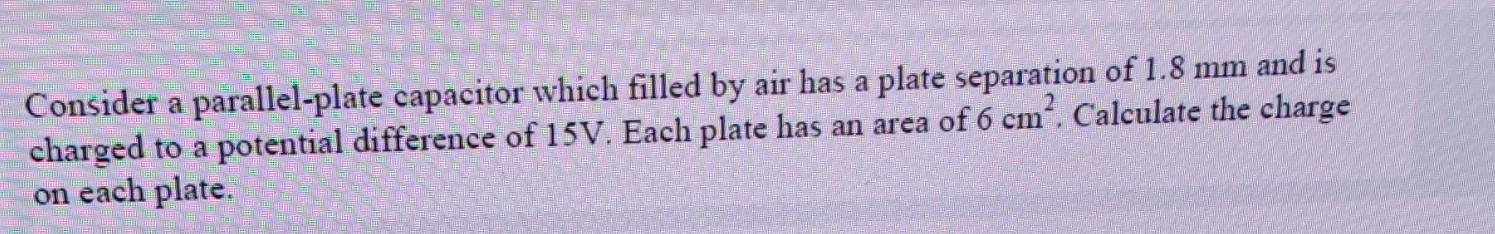Solved Consider a parallel-plate capacitor which filled by | Chegg.com