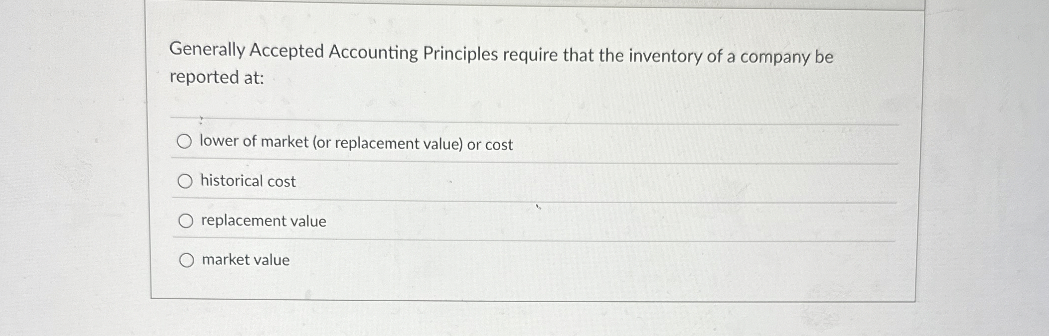 Solved Generally Accepted Accounting Principles require that | Chegg.com