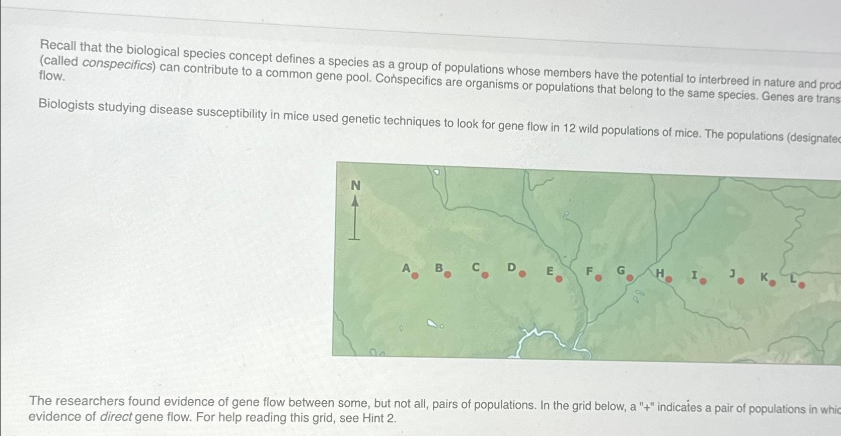 Solved Recall that the biological species concept defines a | Chegg.com