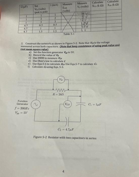 Solved 2. Construct the network as shown in Figure 5-2. Note | Chegg.com
