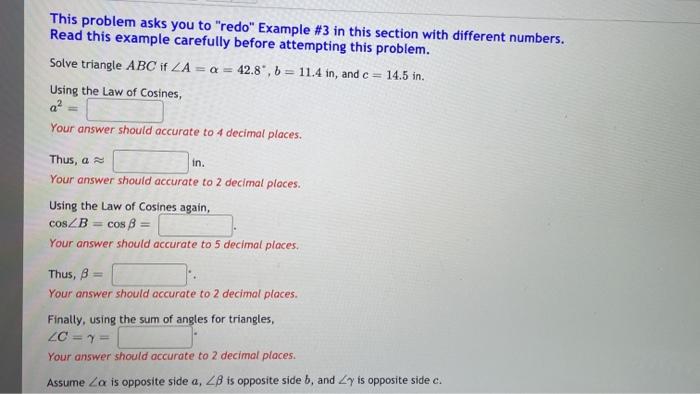 Solved This problem asks you to "redo" Example #3 in this | Chegg.com