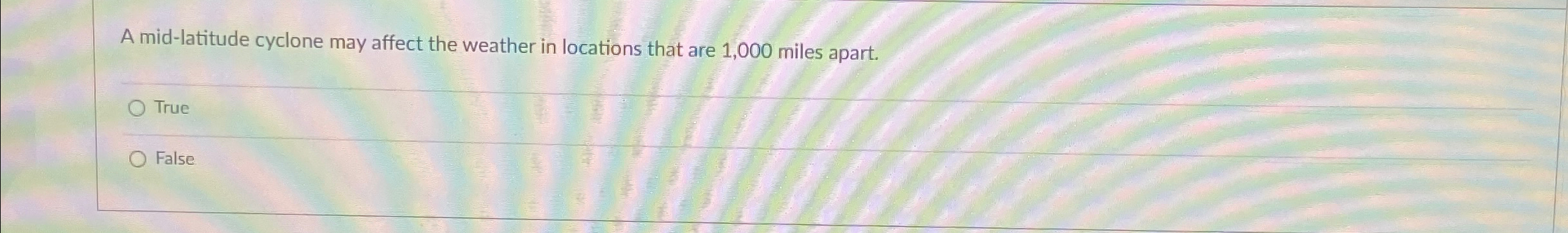 Solved A mid-latitude cyclone may affect the weather in | Chegg.com