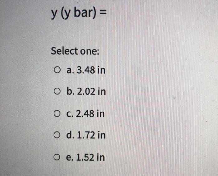 Solved Determine x (x bar) and y ly bar) for the | Chegg.com