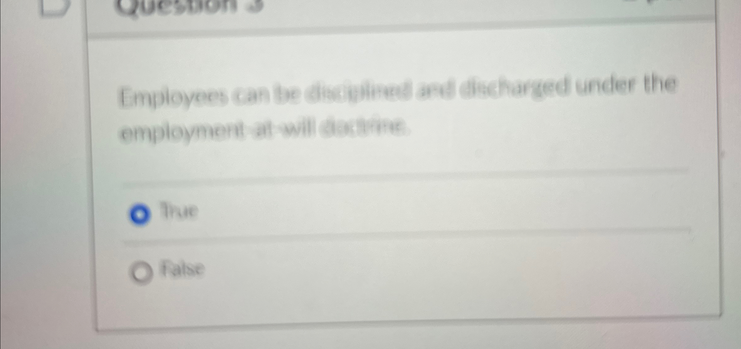 Solved Employees can be discipired and discharged under the | Chegg.com