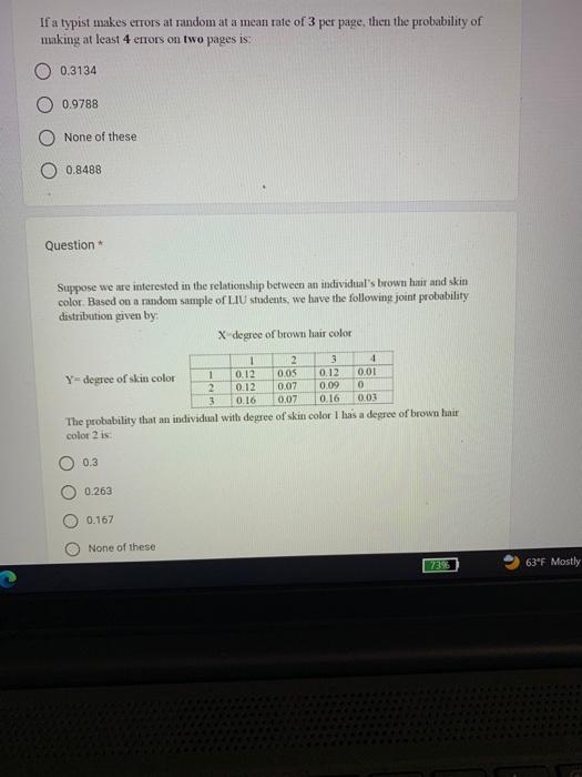 Solved If a typist makes errors at random at a mean rate of | Chegg.com