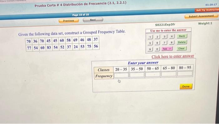 Solved 9) Using the rule of thumb the lowest class with at | Chegg.com