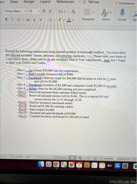 Solved Record the following transactions using journal | Chegg.com