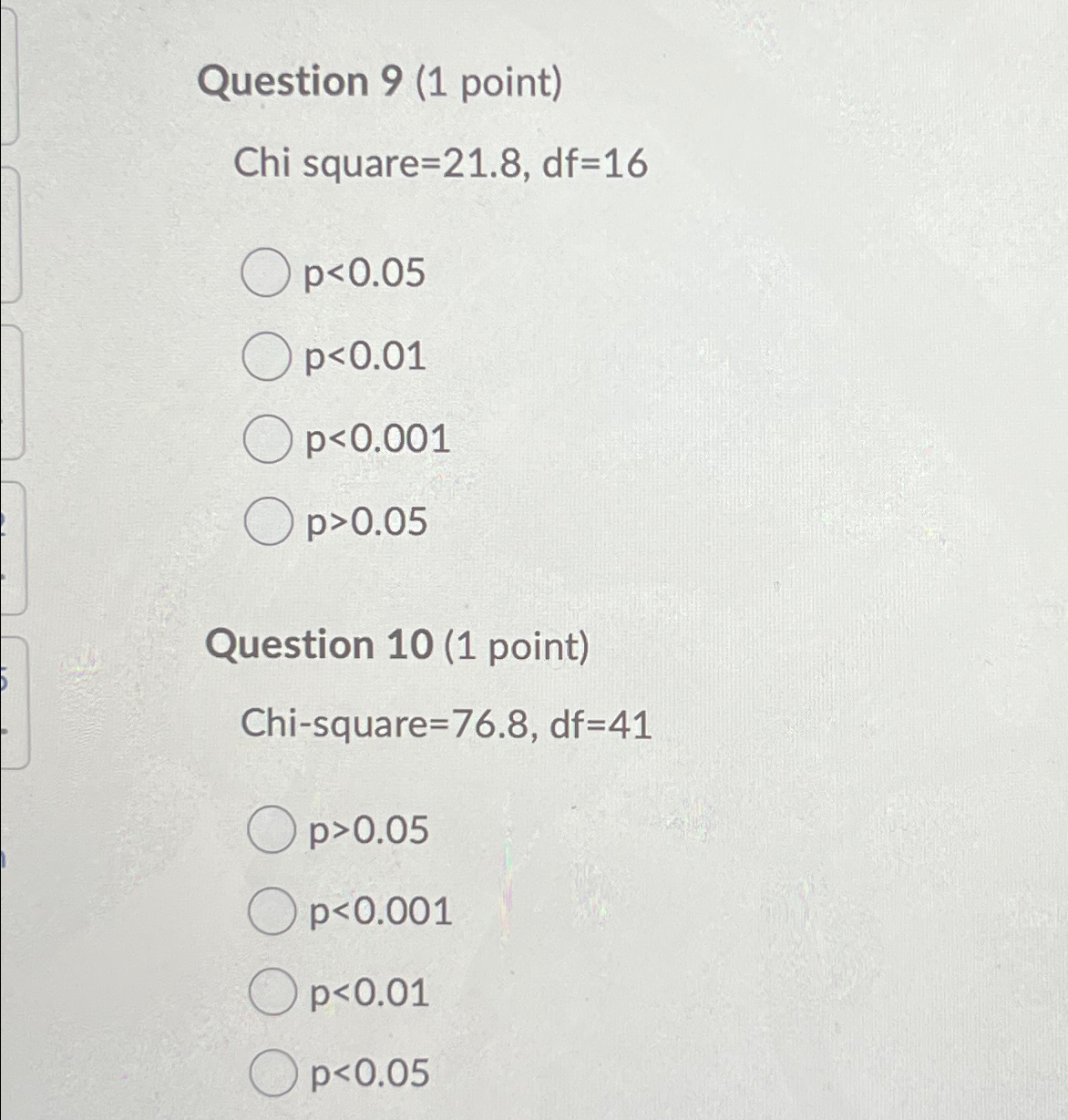 Solved Questions 5-10Questions 5 ﻿to 10. ﻿For each of the | Chegg.com