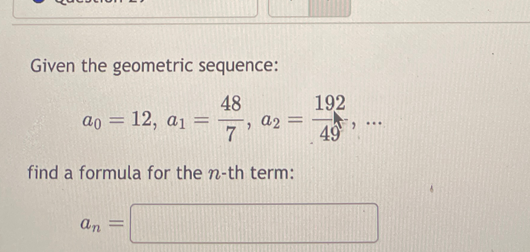 Solved Given the geometric | Chegg.com