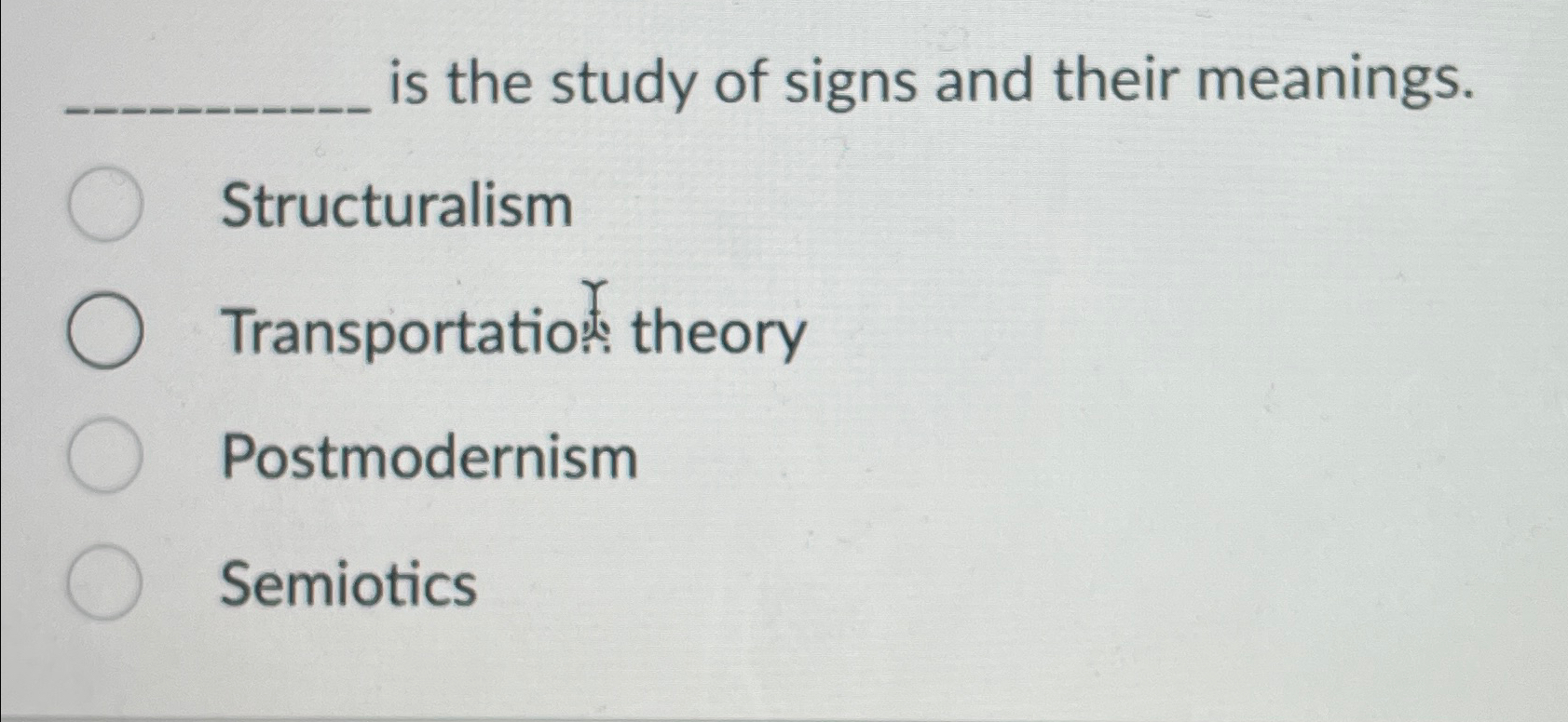 Solved is the study of signs and their | Chegg.com