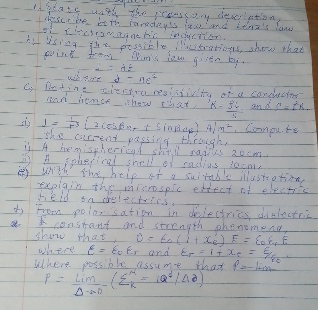 Solved 1. State with the necessary description, describe | Chegg.com