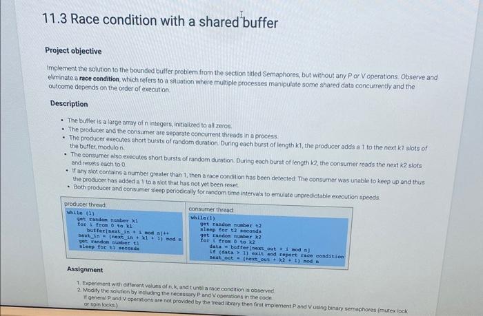 Solved Project objective Implement the solution to the | Chegg.com