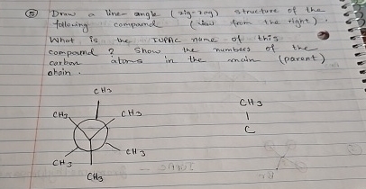 (5) ﻿Draw a line- ﻿angle (zig-zag) ﻿structure of the | Chegg.com