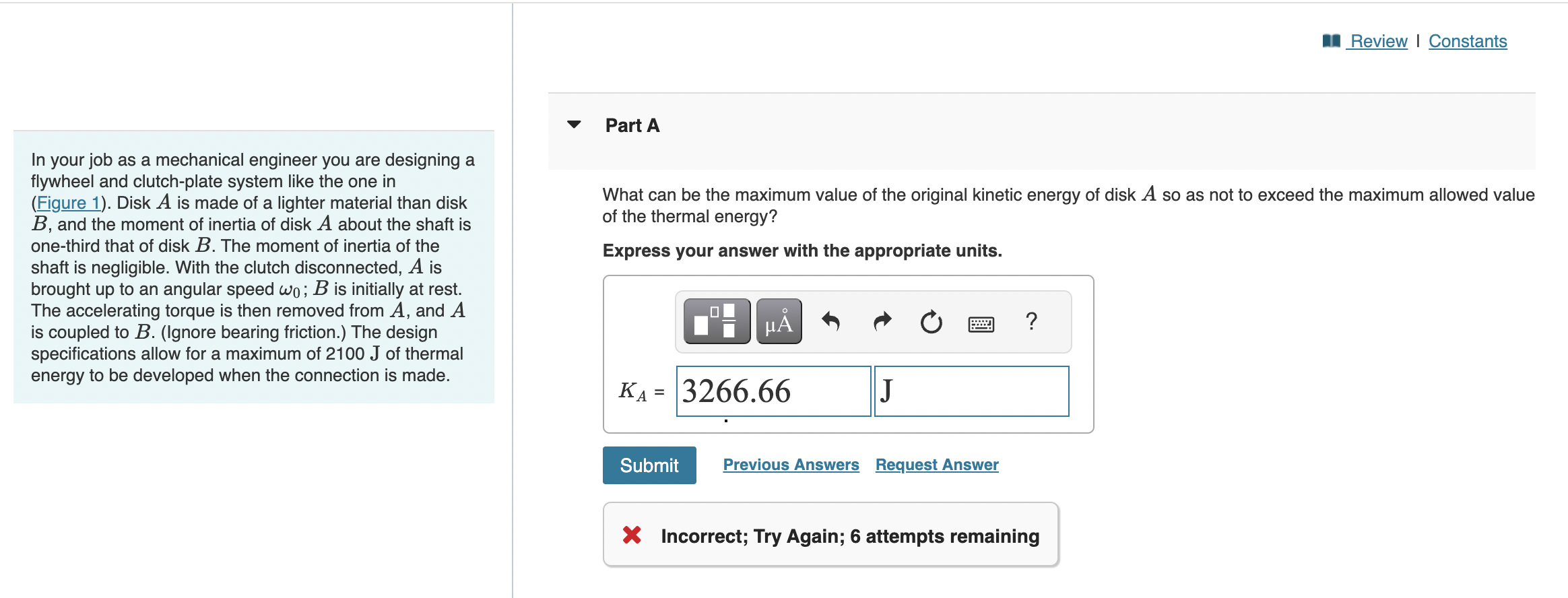 Part AIn your job as a mechanical engineer you are | Chegg.com