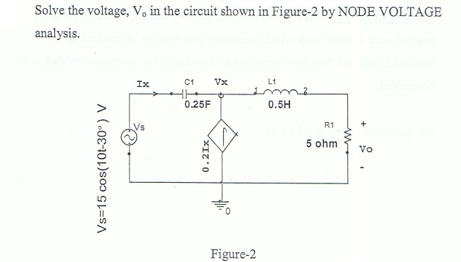Solved Solve the voltage, V0 in the circuit shown in | Chegg.com Solved Solve the voltage, V0 in the circuit shown in | Chegg.com