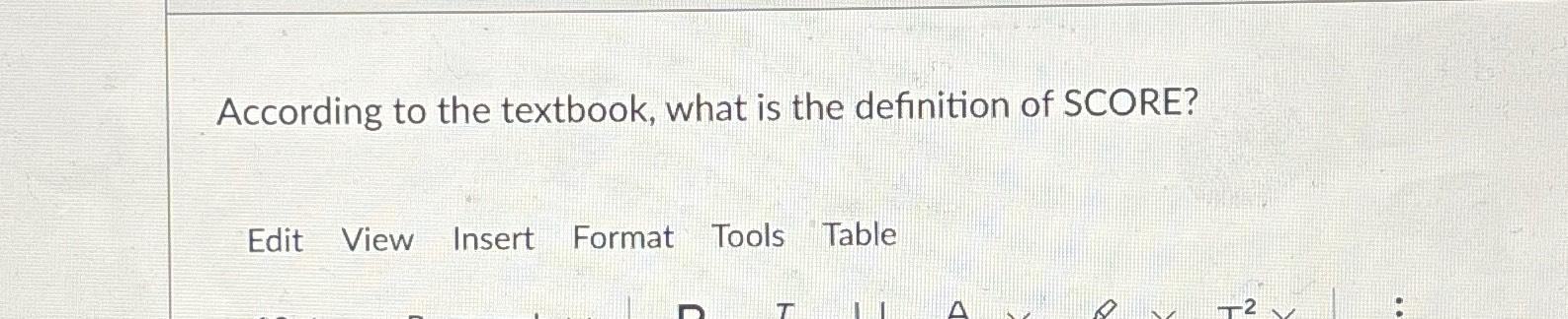 Solved According to the textbook, what is the definition of | Chegg.com