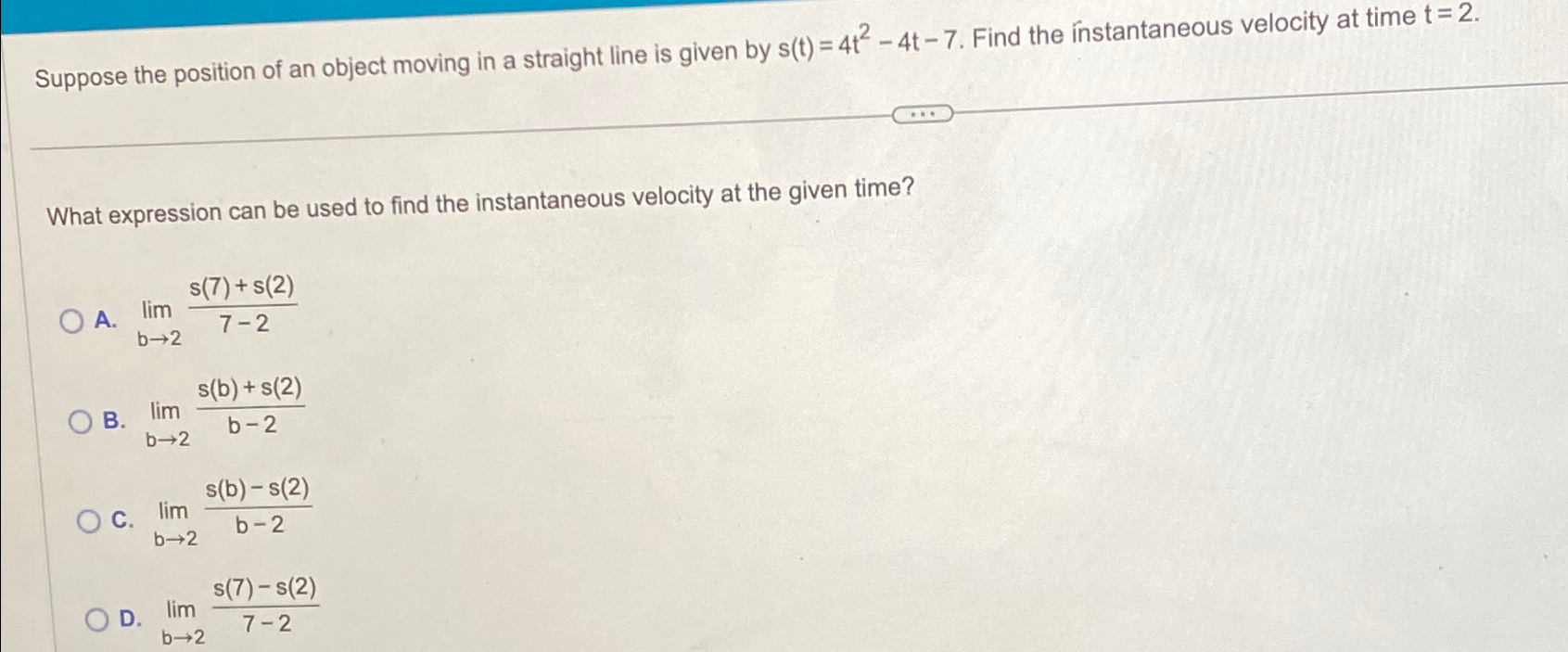Solved Suppose the position of an object moving in a | Chegg.com