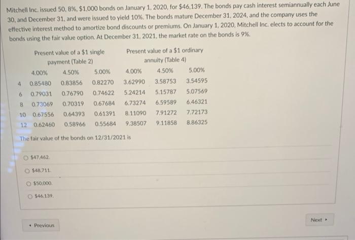 Solved Present Value Of A 1 Single Payment Table 2 6650