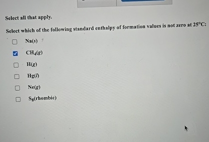 Solved Select all that apply.Select which of the following | Chegg.com