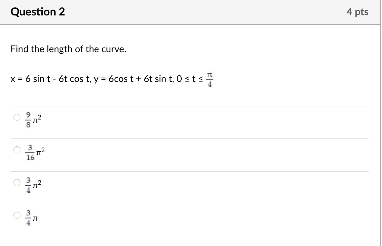 Solved Question 2Find the length of the | Chegg.com