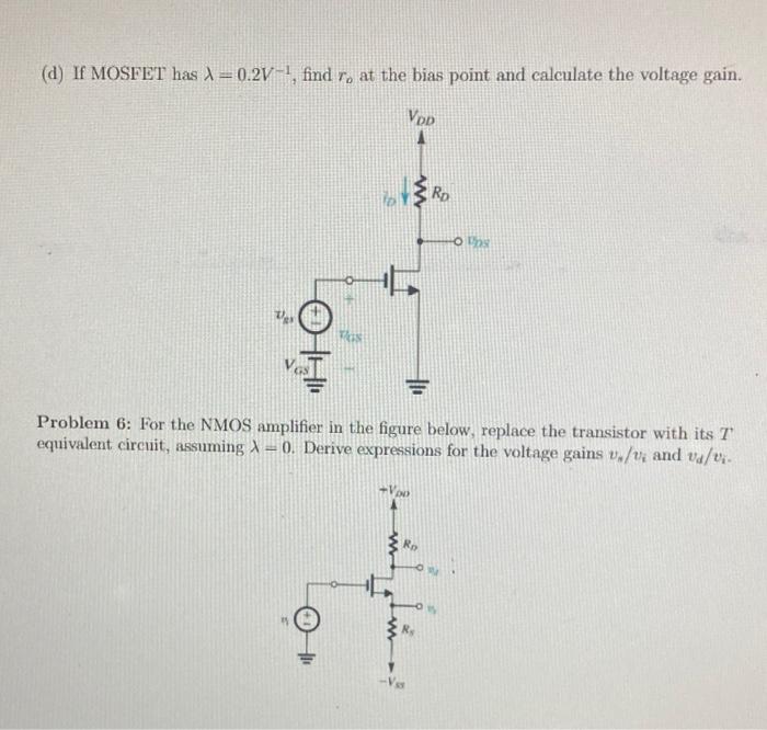 Solved Problem 3: The transistor in the circuit below is | Chegg.com