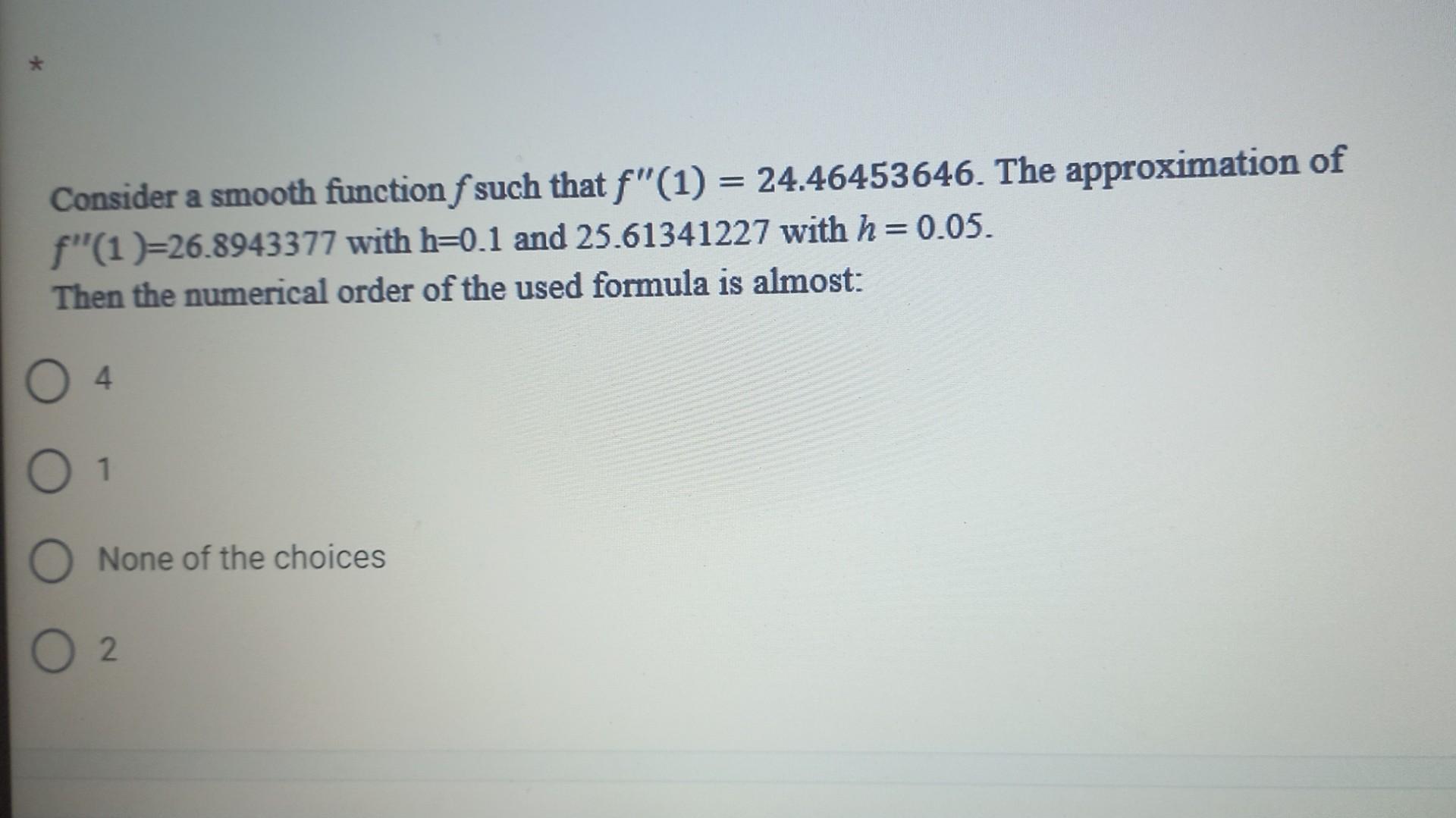 Solved Consider a smooth function f such that | Chegg.com