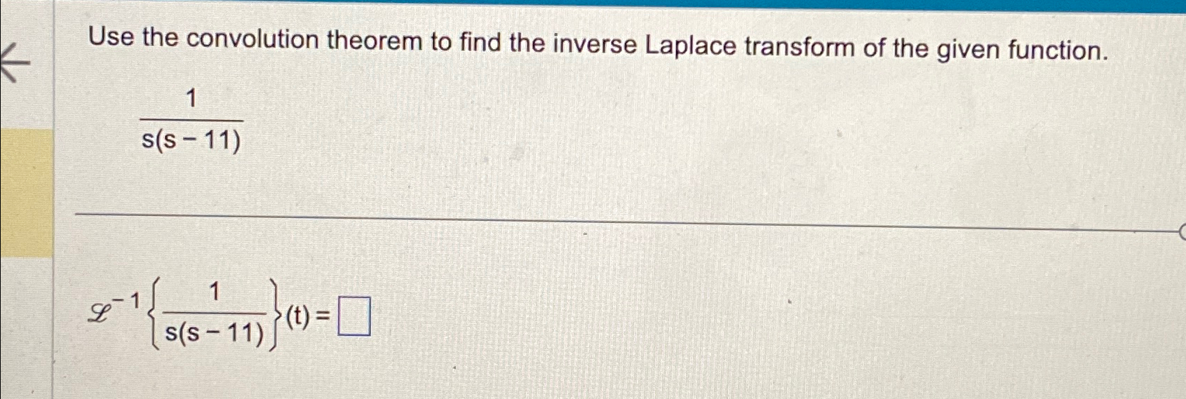 Solved Use the convolution theorem to find the inverse | Chegg.com
