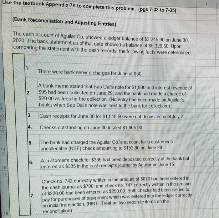 Solved Use the textbook Appendix 7A to complete this | Chegg.com