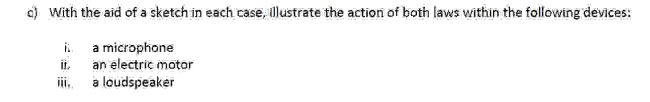 Solved c) ﻿With the aid of a sketch in each case, illustrate | Chegg.com
