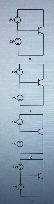 Solved 4. Given the BJT circuits below. a. Label the | Chegg.com