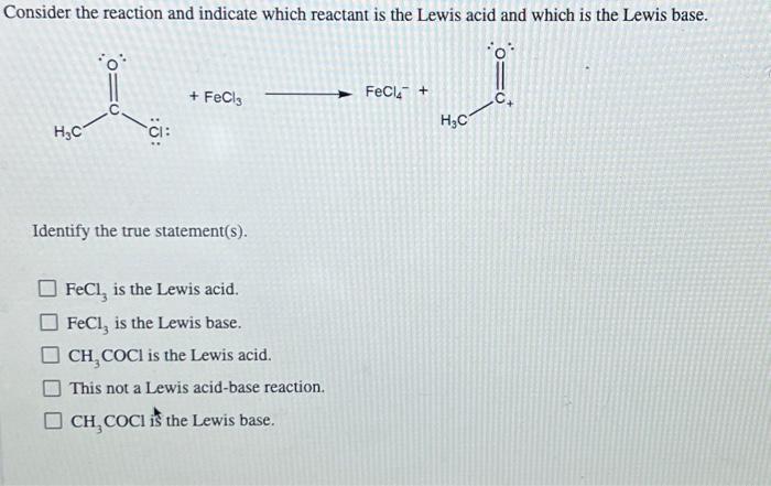 Solved Consider the reaction and indicate which reactant is | Chegg.com
