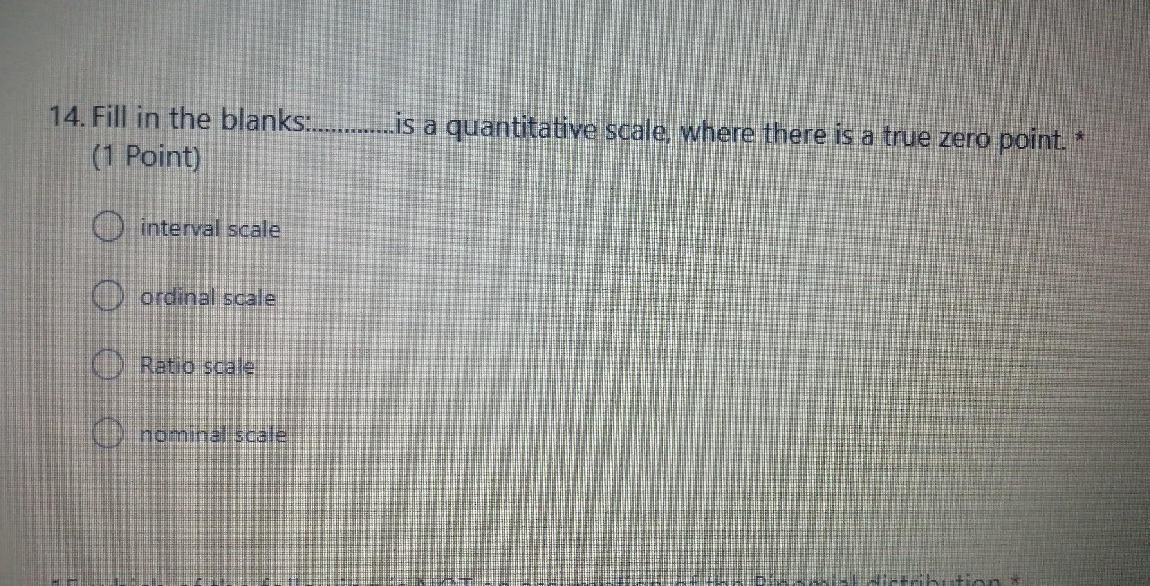 Solved 14. Fill in the blanks.............is a quantitative | Chegg.com