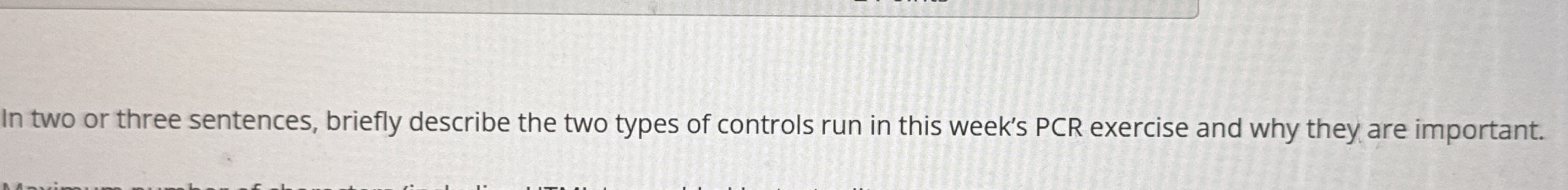 Solved In two or three sentences, briefly describe the two | Chegg.com