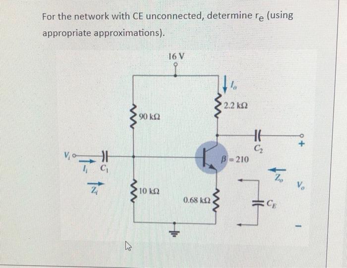 Solved For the network with CE unconnected, determine Ay | Chegg.com