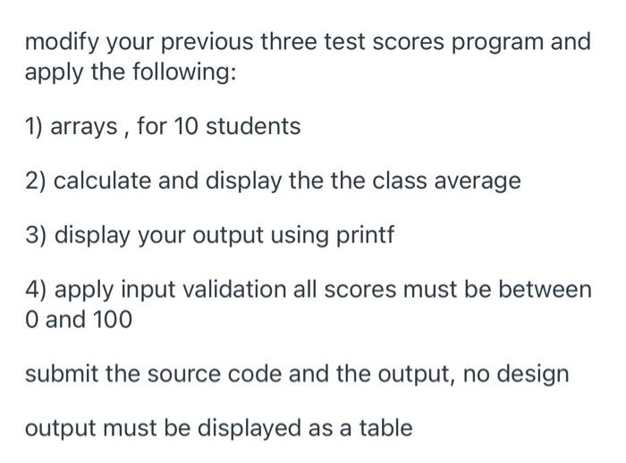 Solved import java.util.Scanner; public class three_scores { | Chegg.com