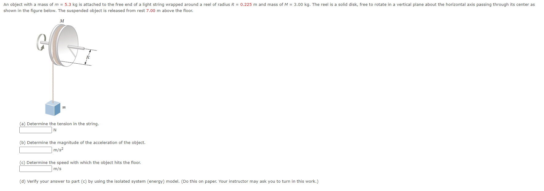 Solved shown in the figure below. The suspended object is | Chegg.com