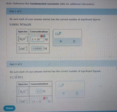 Solved Note: Reference the Fundamental constants table for | Chegg.com